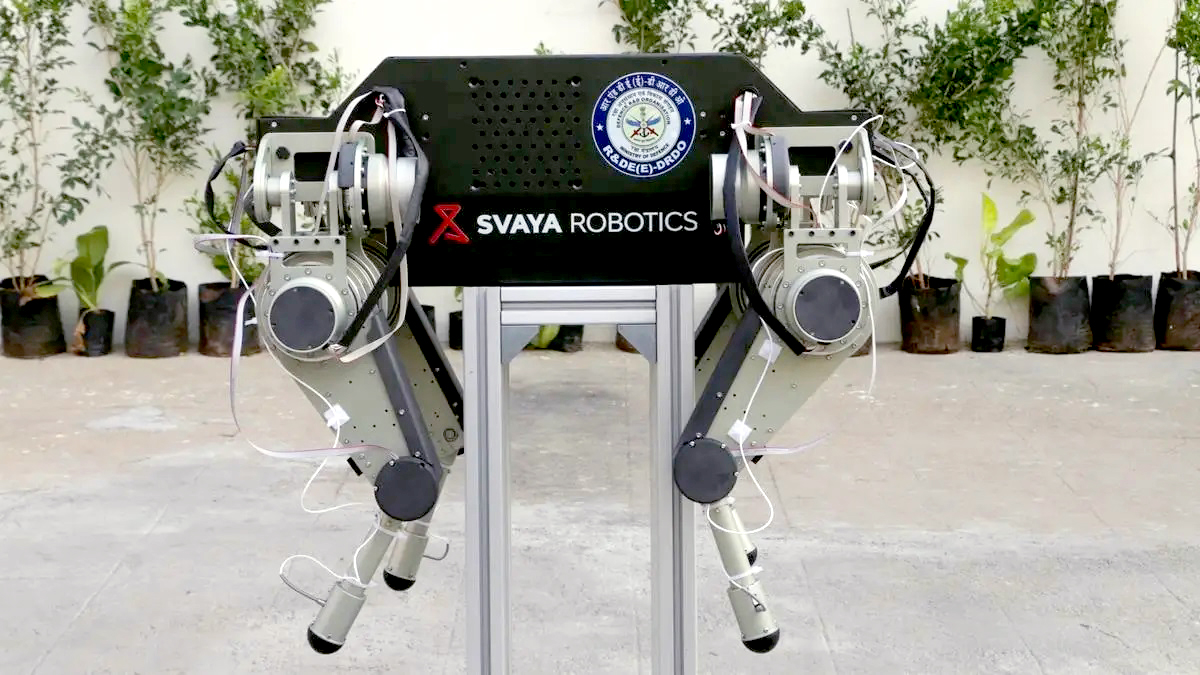 India's First Quadruped Robot - By Svaya Robotics - A2DGC