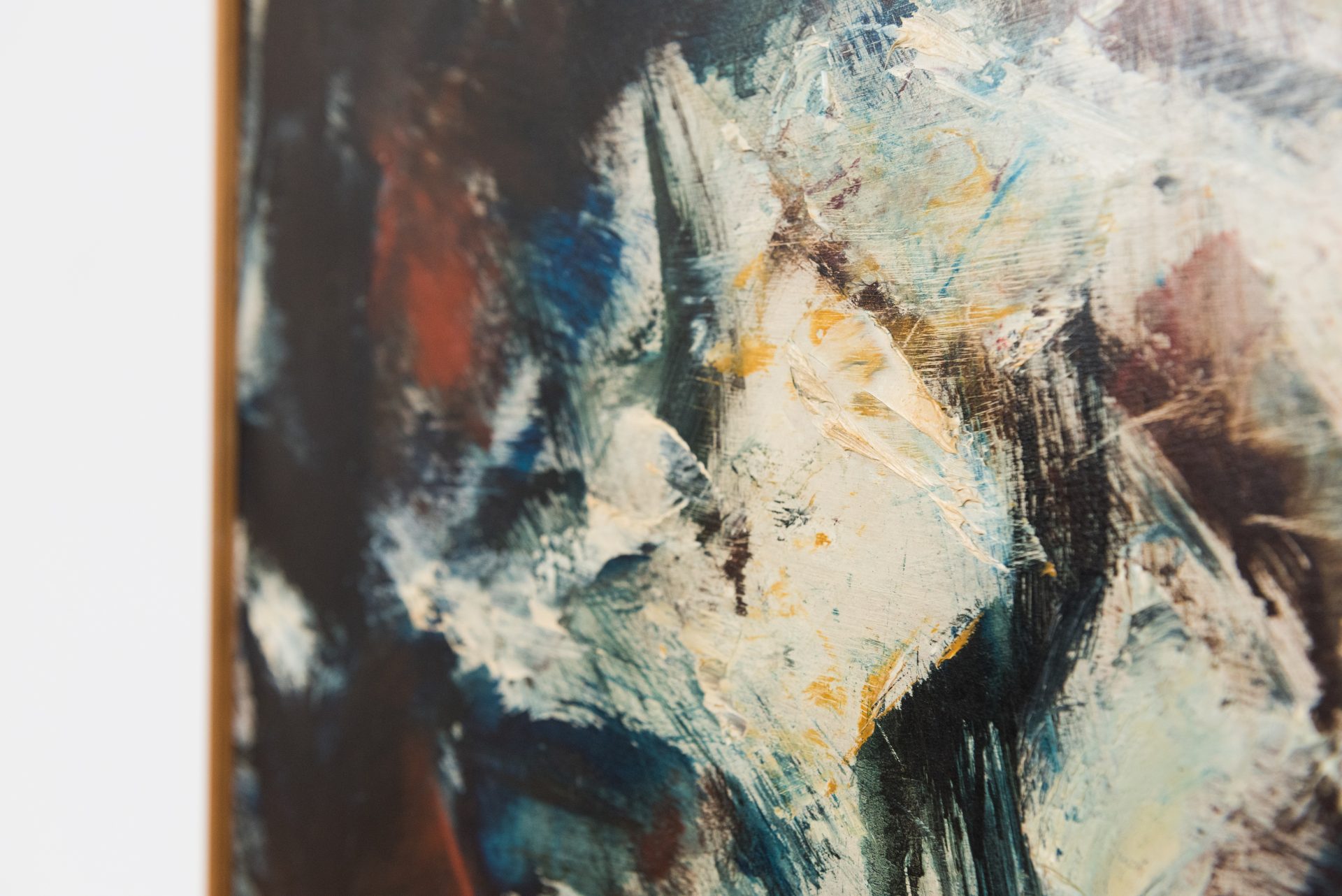 Jozef Mees lyrical abstract composition 1962 — Alain Hens Antwerp: art ...