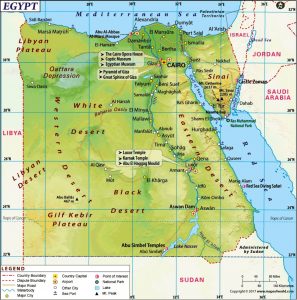 Geographic map of Egypt: geography, climate, flora, fauna ...
