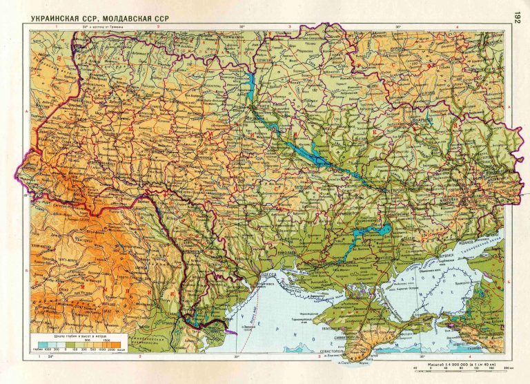 Geographic map of Ukraine: geography, climate, flora, fauna ...