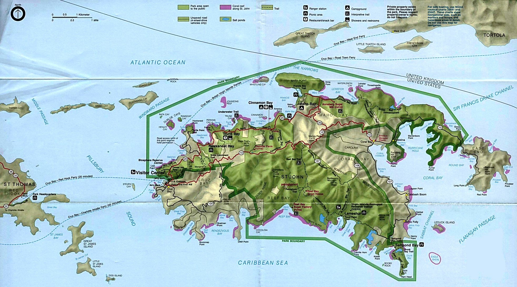 Parco nazionale delle Isole Vergini: geografia, storia, flora, fauna ...