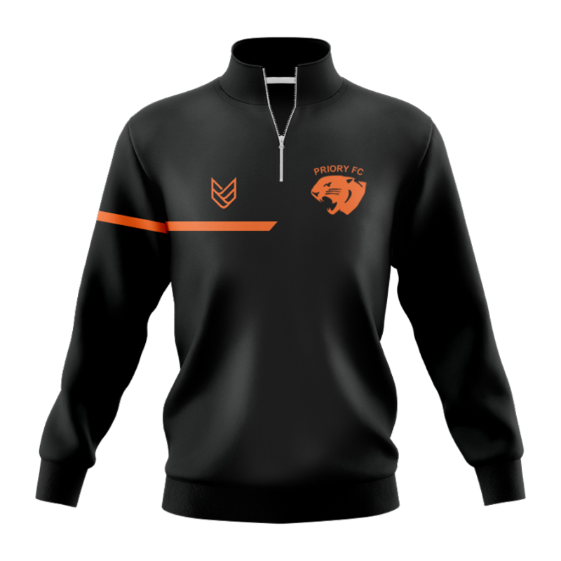 Priory FC Adult APX Warrior 1/4 Zip Sweatshirt - APX Performance