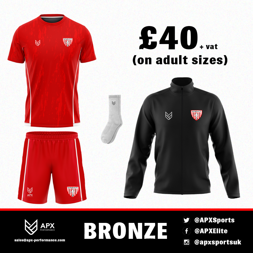Springhead FC Bronze Junior Training Pack – APX Performance