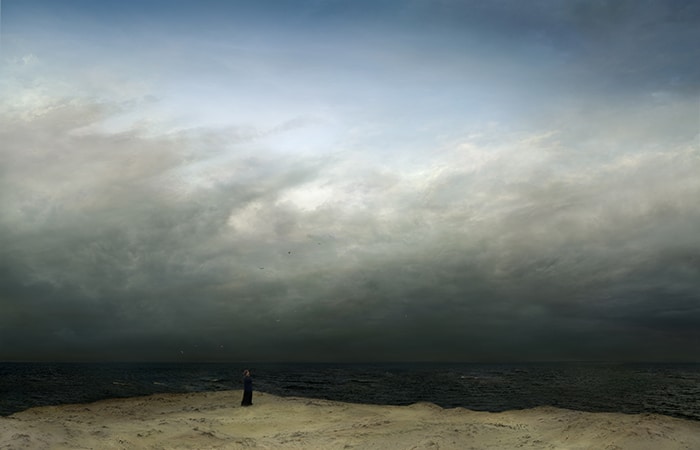 after C.D.Friedrich, Mönch am Meer 1808/10, No. 2 – HIROYUKI MASUYAMA after C.D.Friedrich, Mönch am Meer 1808/10, No. 2 – HIROYUKI MASUYAMA