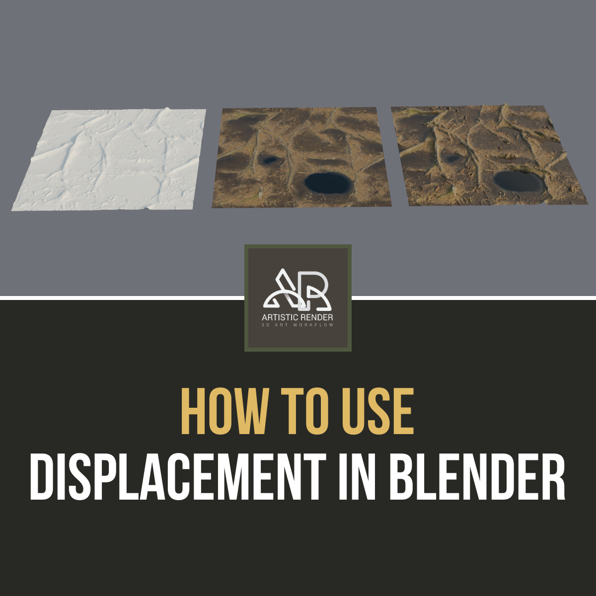 How to use displacement in Blender - Artisticrender.com