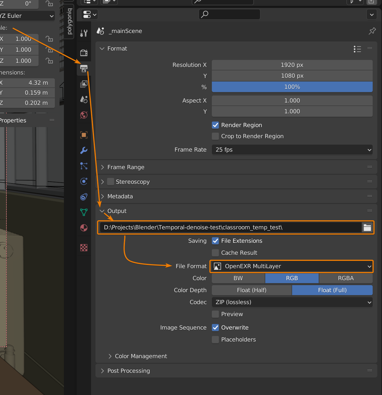 How to denoise an animation in Blender using temporal denoising - Artisticrender.com