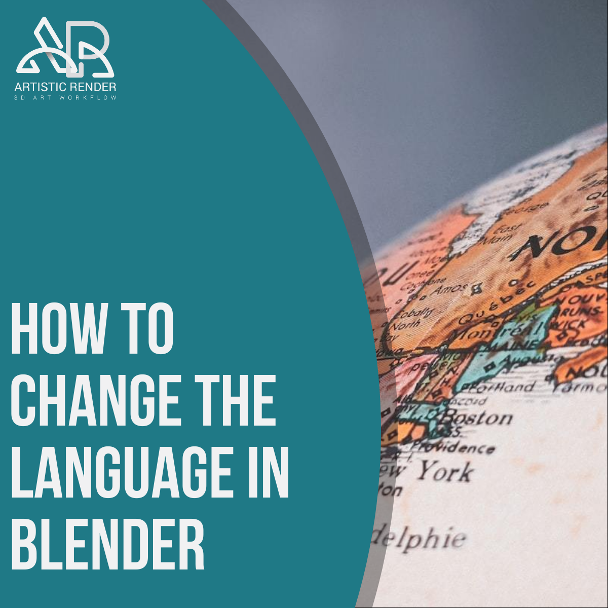 How to change the language in Blender - Artisticrender.com