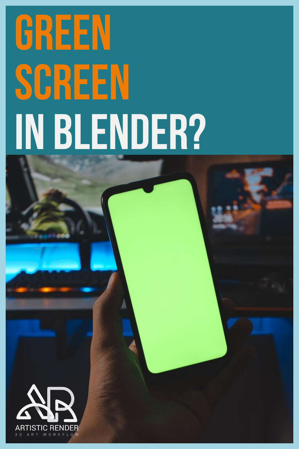 How to add and use green screen background in Blender? - Artisticrender.com