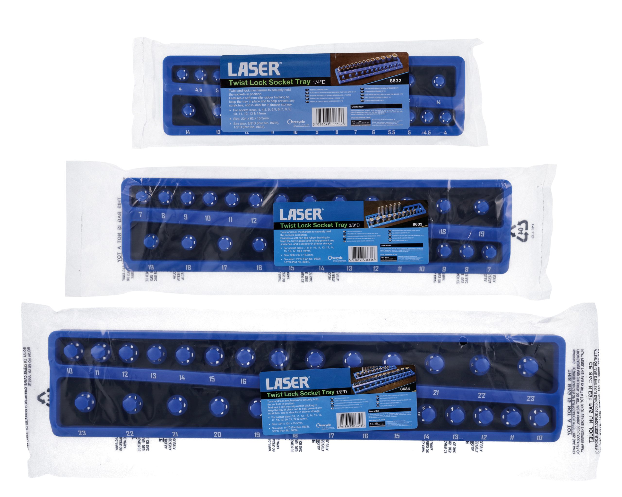 Twist-Lock Socket Trays from Laser Tools - Auto Repair Focus