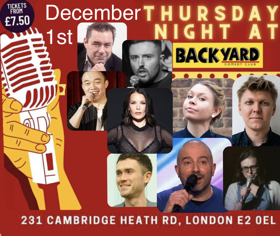 Backyard Comedy Club Thursday Night Backyard Comedy Club
