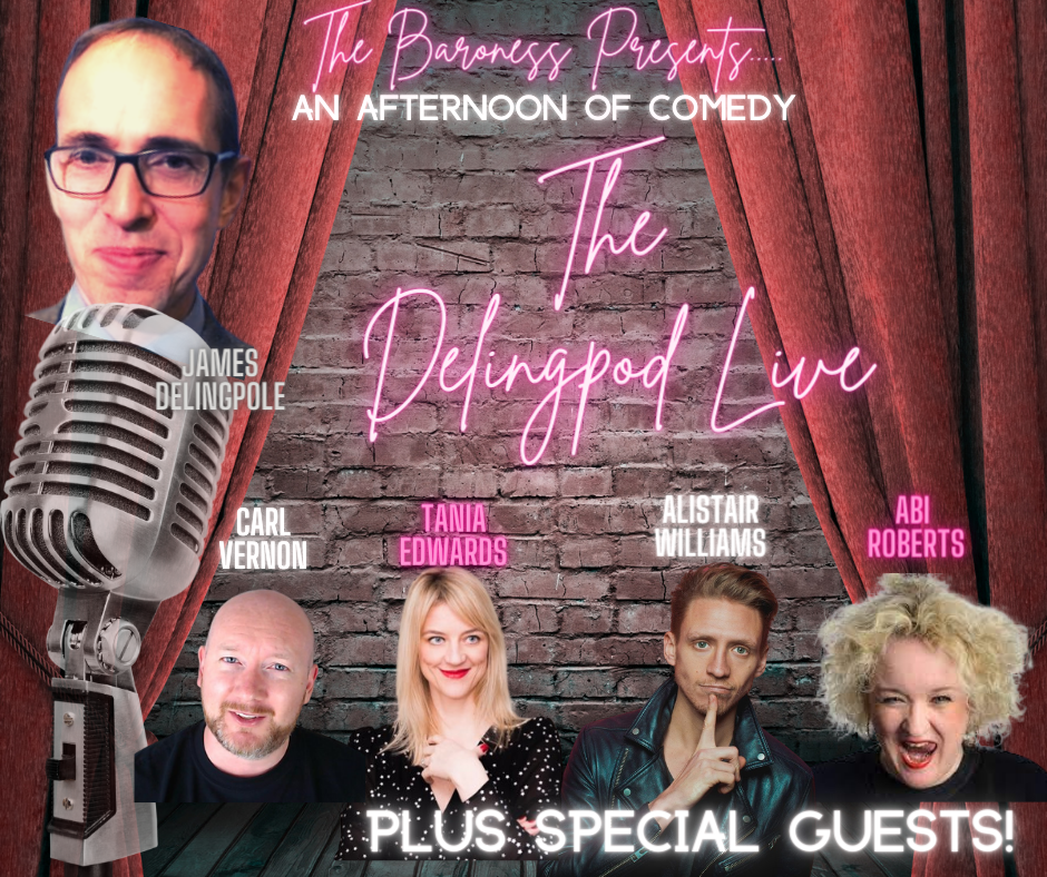 SOLD OUT – THE DELINGPOD LIVE – PLUS LIVE ACTS - Backyard Comedy Club