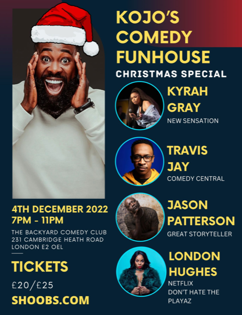 Kojos Comedy Funhouse Christmas Show Backyard Comedy Club