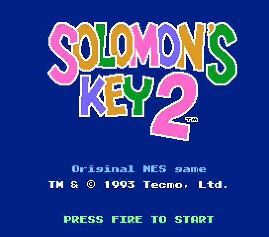 A Classic Reborn ? - Solomon's Key 2 - AmigaGuru's GamerBlog