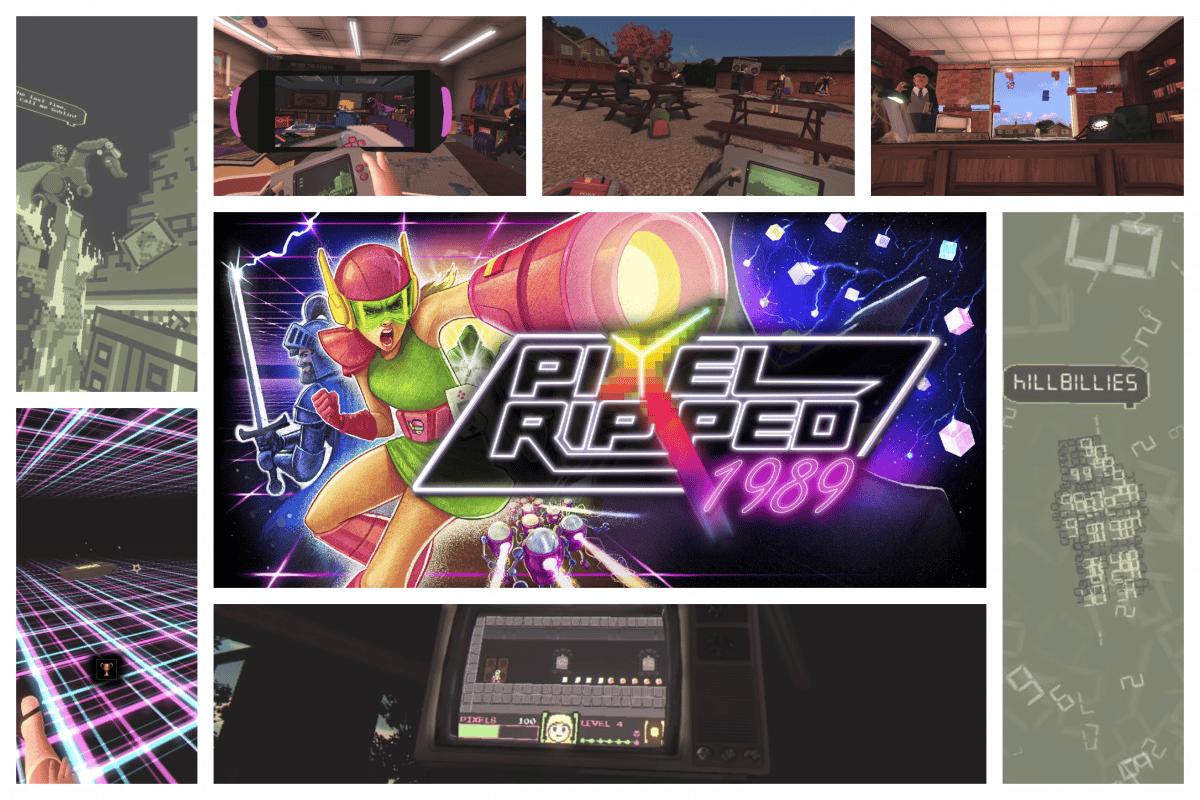 A Game Within A Game In VR - Pixel Ripped 1989