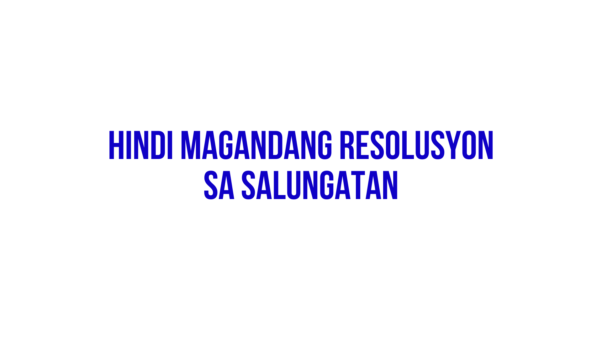 Paano malulutas ang “hindi magandang resolusyon sa labanan” sa isang ...