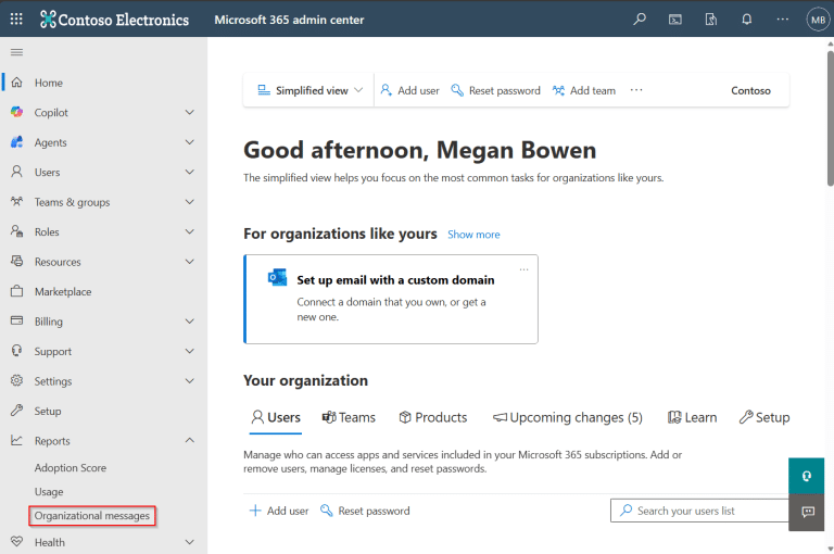 Organizational Messages in Microsoft 365 - Wennberg.IT