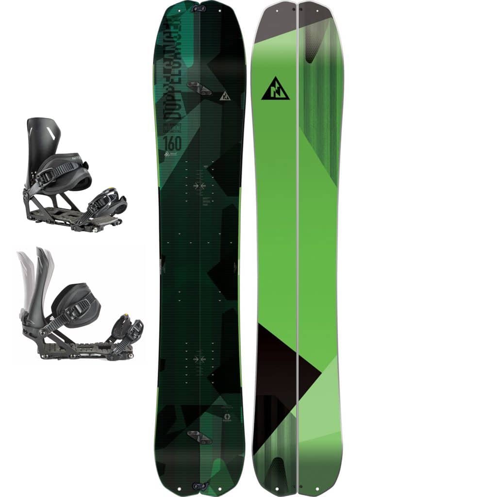 NITRO DOPPLEGANGER + VERTICAL SPLIT | Snowboard Splitboard Set 2021 ...