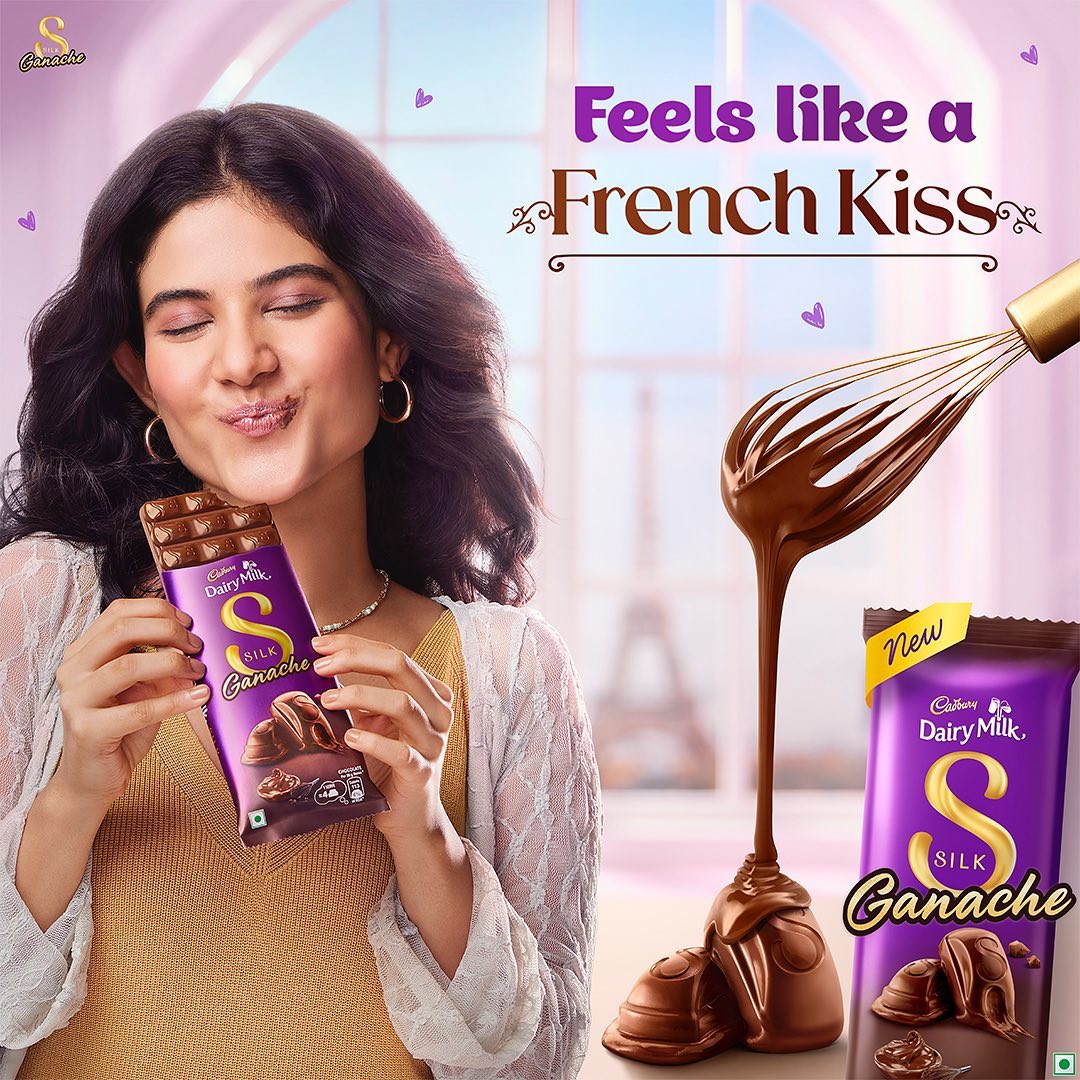 Cadbury Ad Girl for Dairy Milk Silk Chocolate