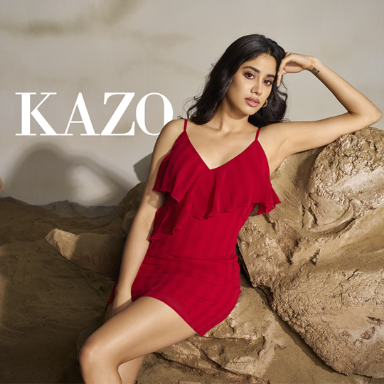 KAZO launches its SS'24 Collection alongside Brand Icon Janhvi Kapoor