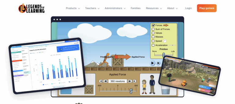 Legends of Learning - An Engaging Education Platform