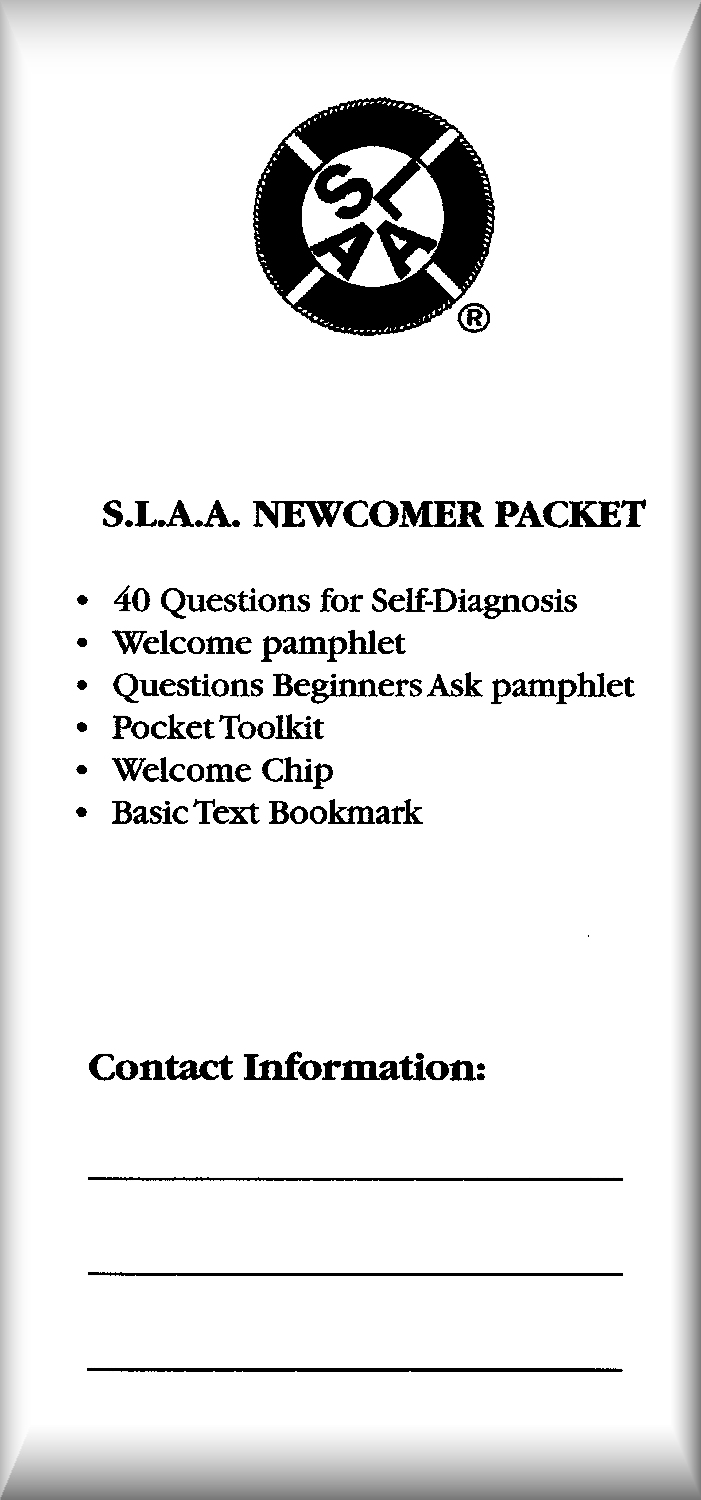 SLAA Newcomer Packet – SLAA – Sverige