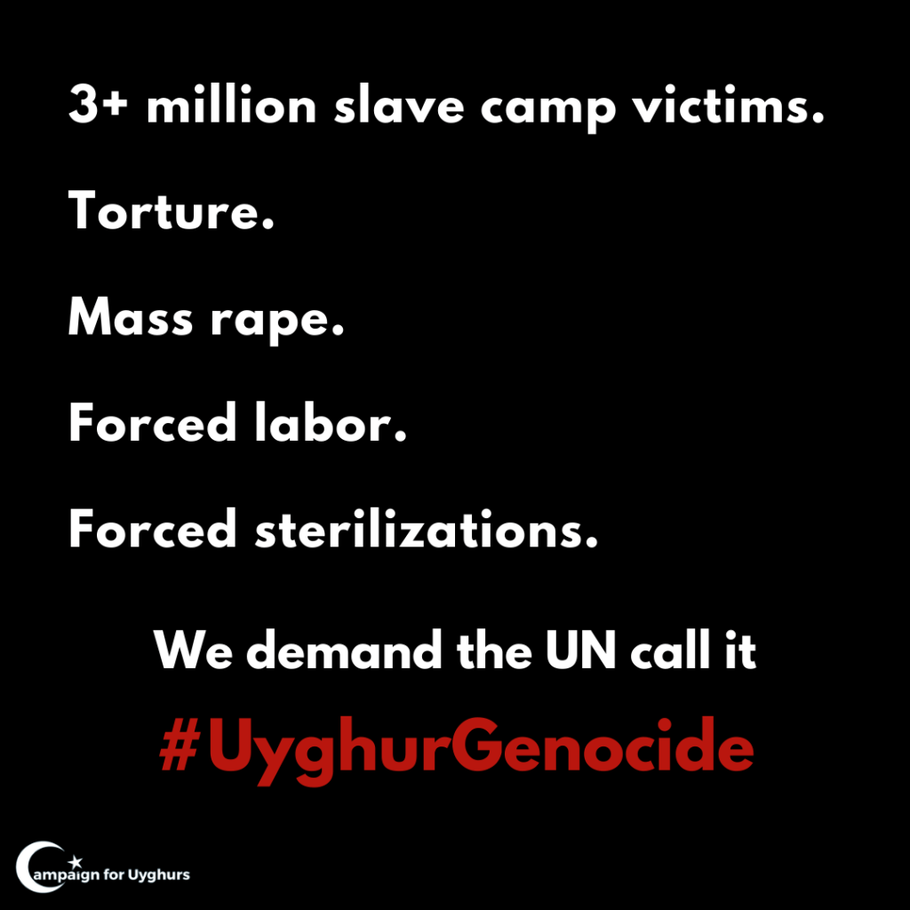 Why the U.N Refuses to Say Uyghur Genocide infographic - Campaign For ...