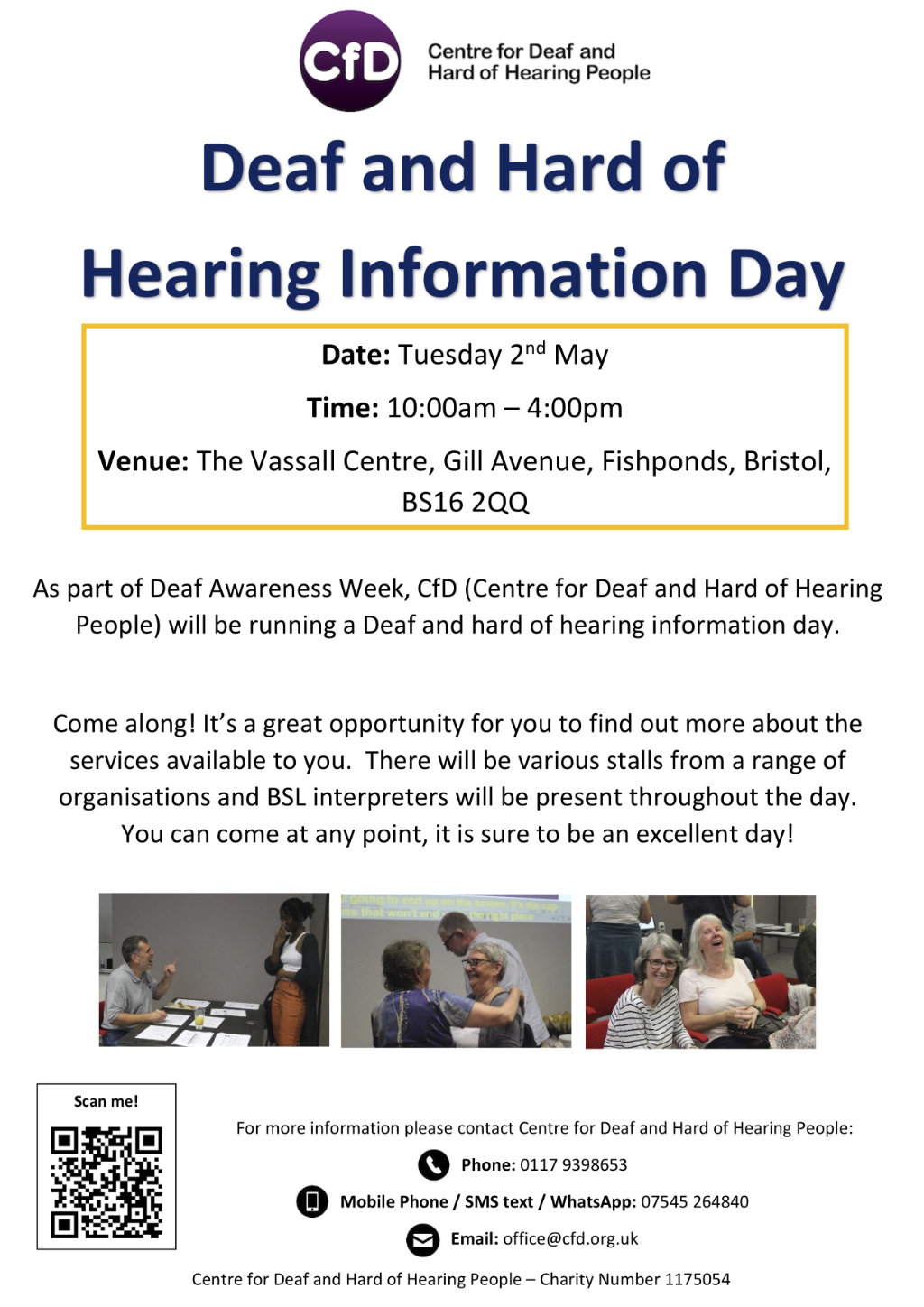 Deaf and hard of hearing information day – Tuesday 2nd May 2023 ...