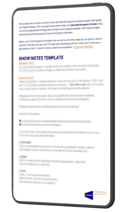 Podcast Show Notes Template | Claricast
