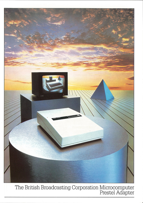 Acorn Bbc Microcomputer Prestel Adapter Classic Computer Brochures