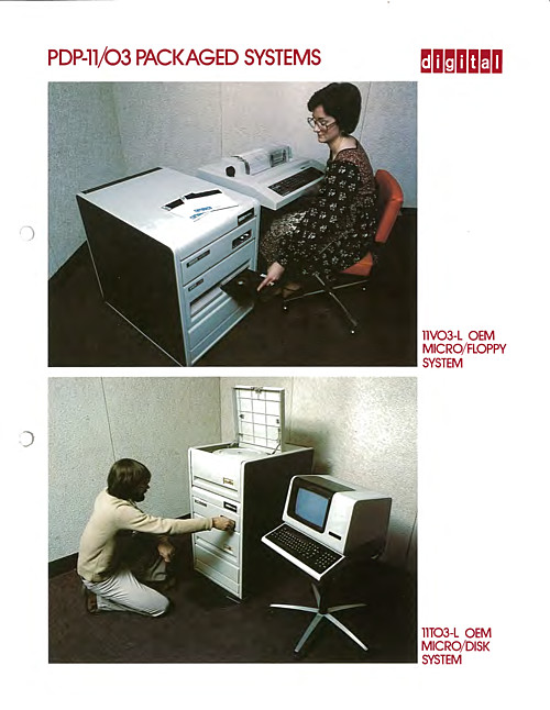 PDP-11/03 Packaged Systems - Classic Computer Brochures