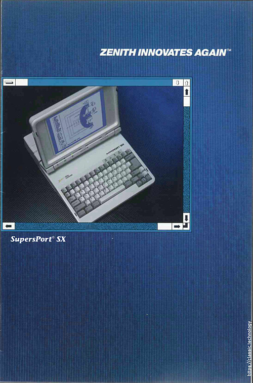 Zenith SupersPort SX - Classic Computer Brochures