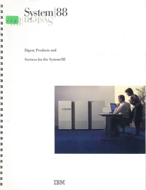 IBM System/88 - Classic Computer Brochures