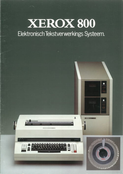 Xerox 800 - Classic Computer Brochures