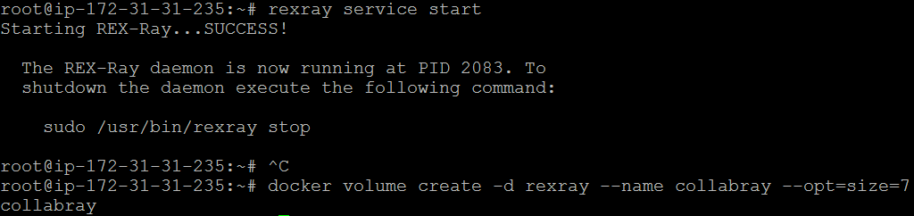 Docker 1 12 1 Swarm Mode And Persistent Storage With Dellemc Rexray On Aws Platform Collabnix