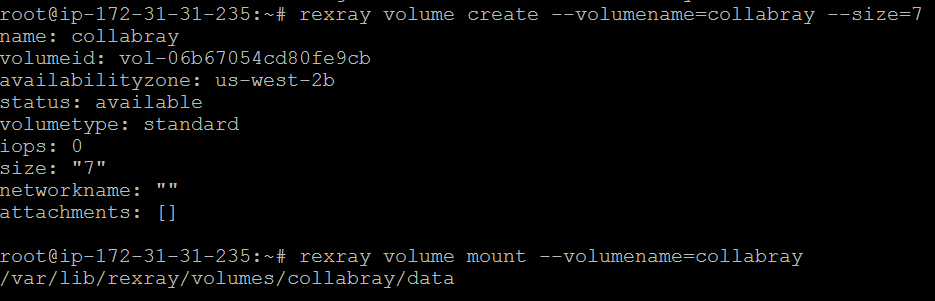 Docker 1121 Swarm Mode And Persistent Storage With Dellemc Rexray On Aws Platform Collabnix 1071