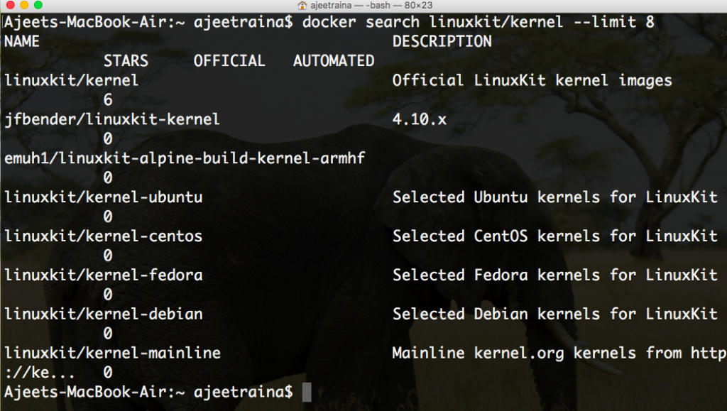 Walkthrough: How to build your own customised LinuxKit kernel? - Collabnix