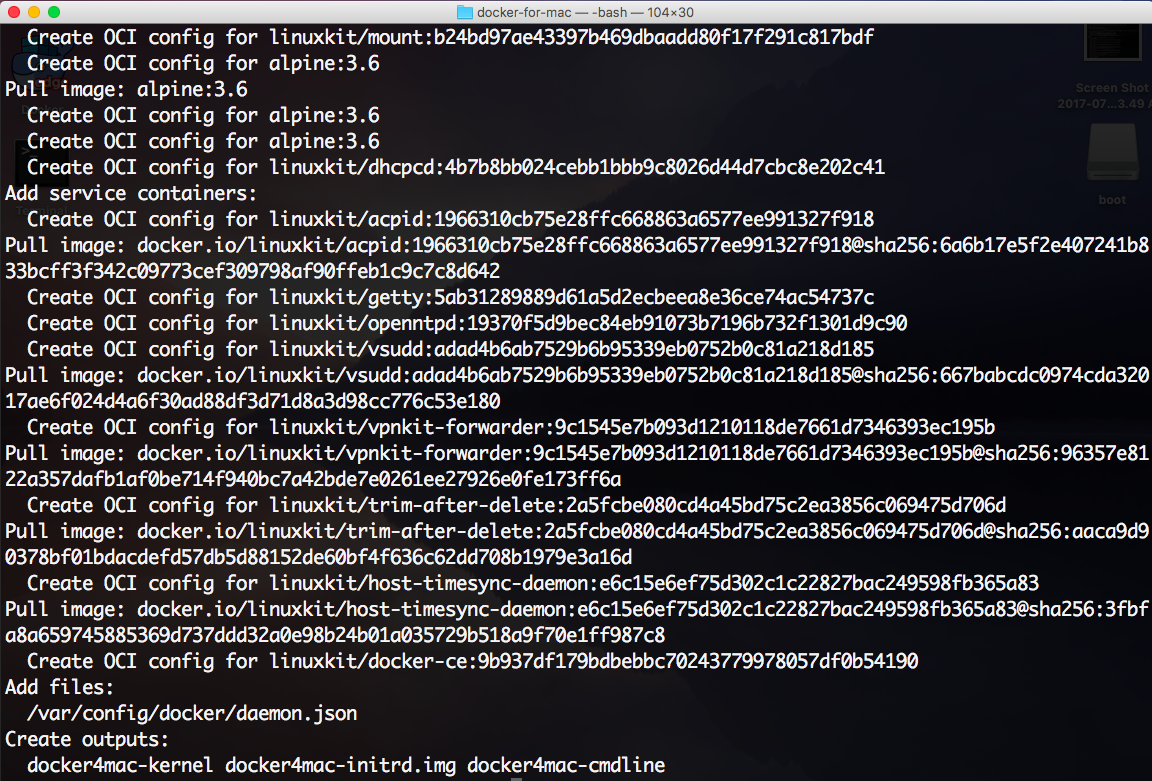 Building Docker For Mac 17.06 Community Edition using Moby & LinuxKit – Collabnix