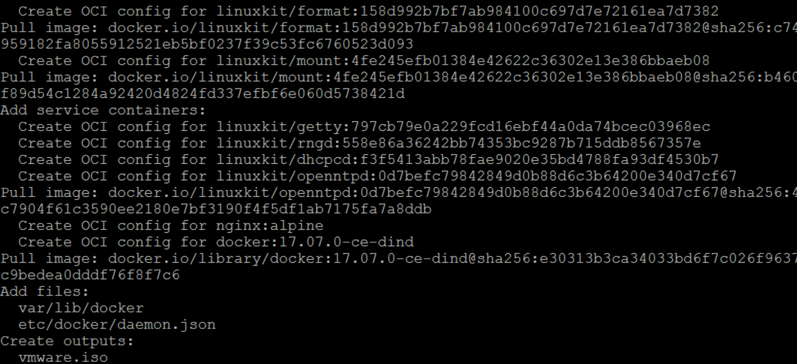 Building a secure Docker Host VM on VMware ESXi using LinuxKit & Moby - Collabnix