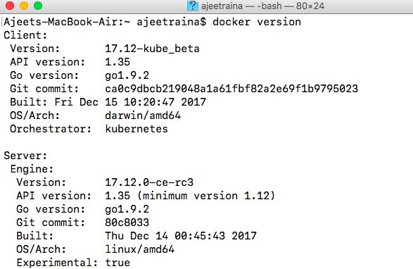 When Kubernetes Meet Docker Swarm For The First Time Under Docker For Mac 1712 Release Collabnix