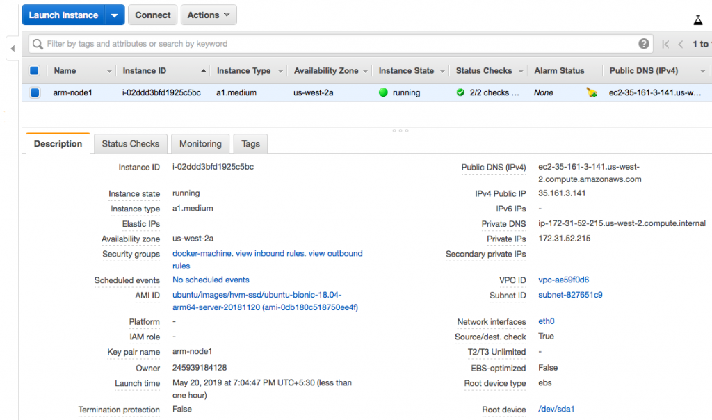 Running Docker Containers on EC2 A1 Instances powered by Arm-Based AWS Graviton Processors ...