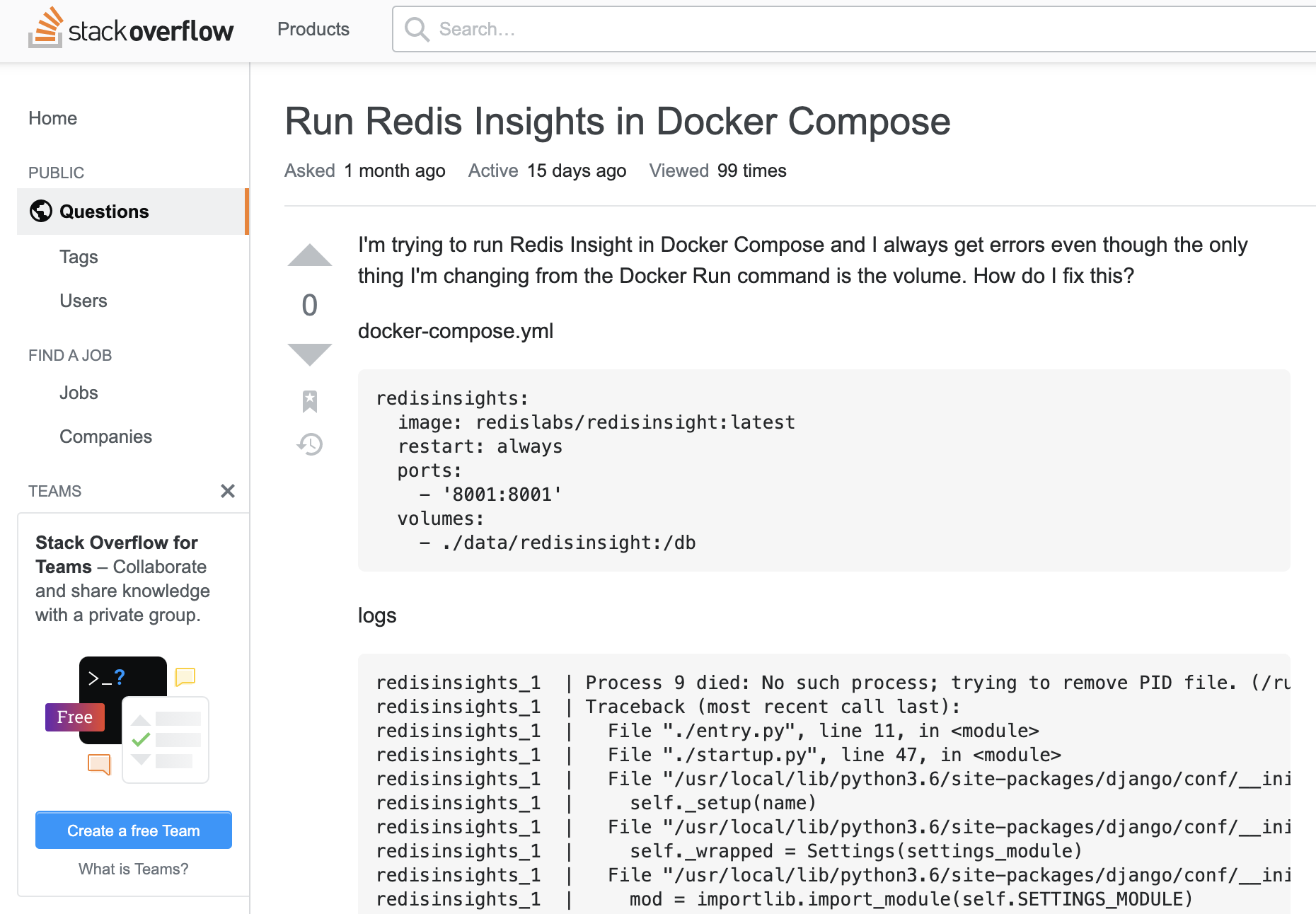 Running RedisInsight using Docker Compose – Collabnix