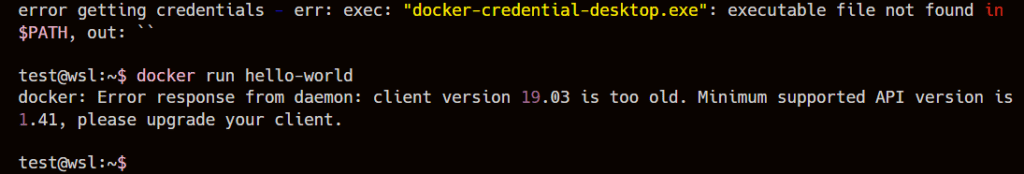 Docker Credential Desktopexe Executable File Not Found In Path Using Wsl2 Collabnix
