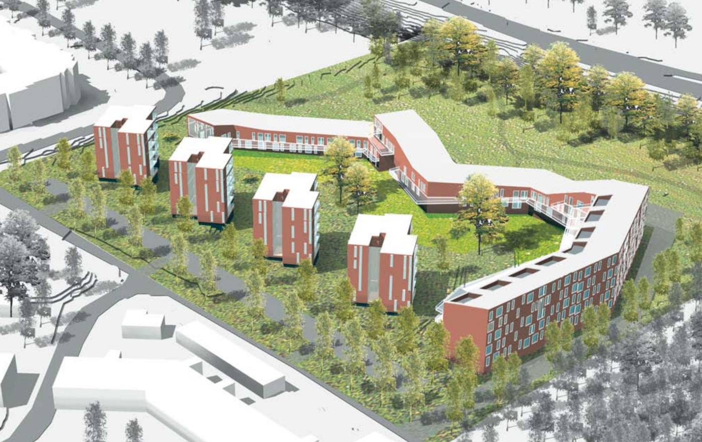 Plan om 161 nye boliger ved Bosager - Dansk Byudvikling