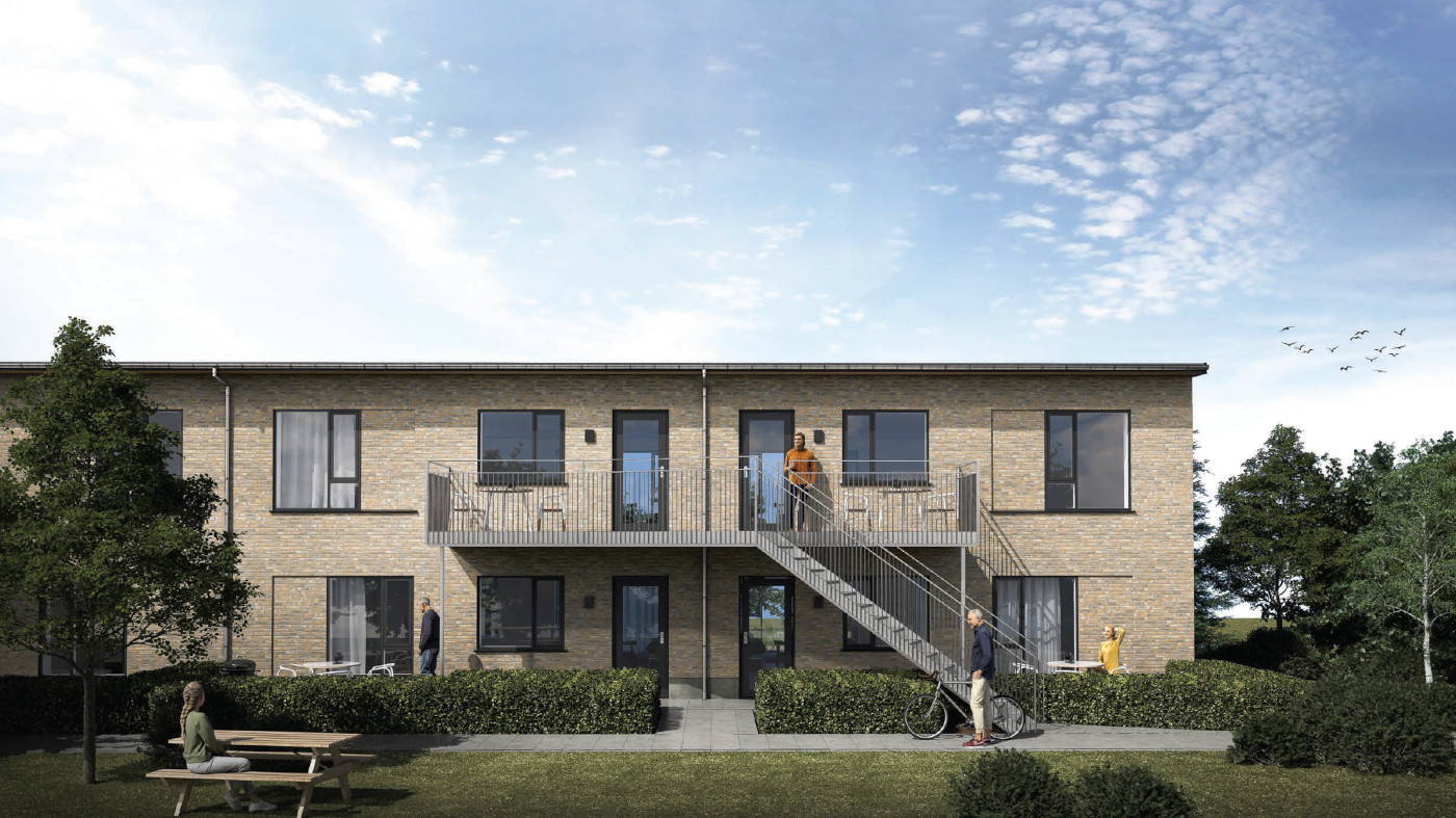 Spaden i jorden til 24 nye boliger ved Aalborg - Dansk Byudvikling