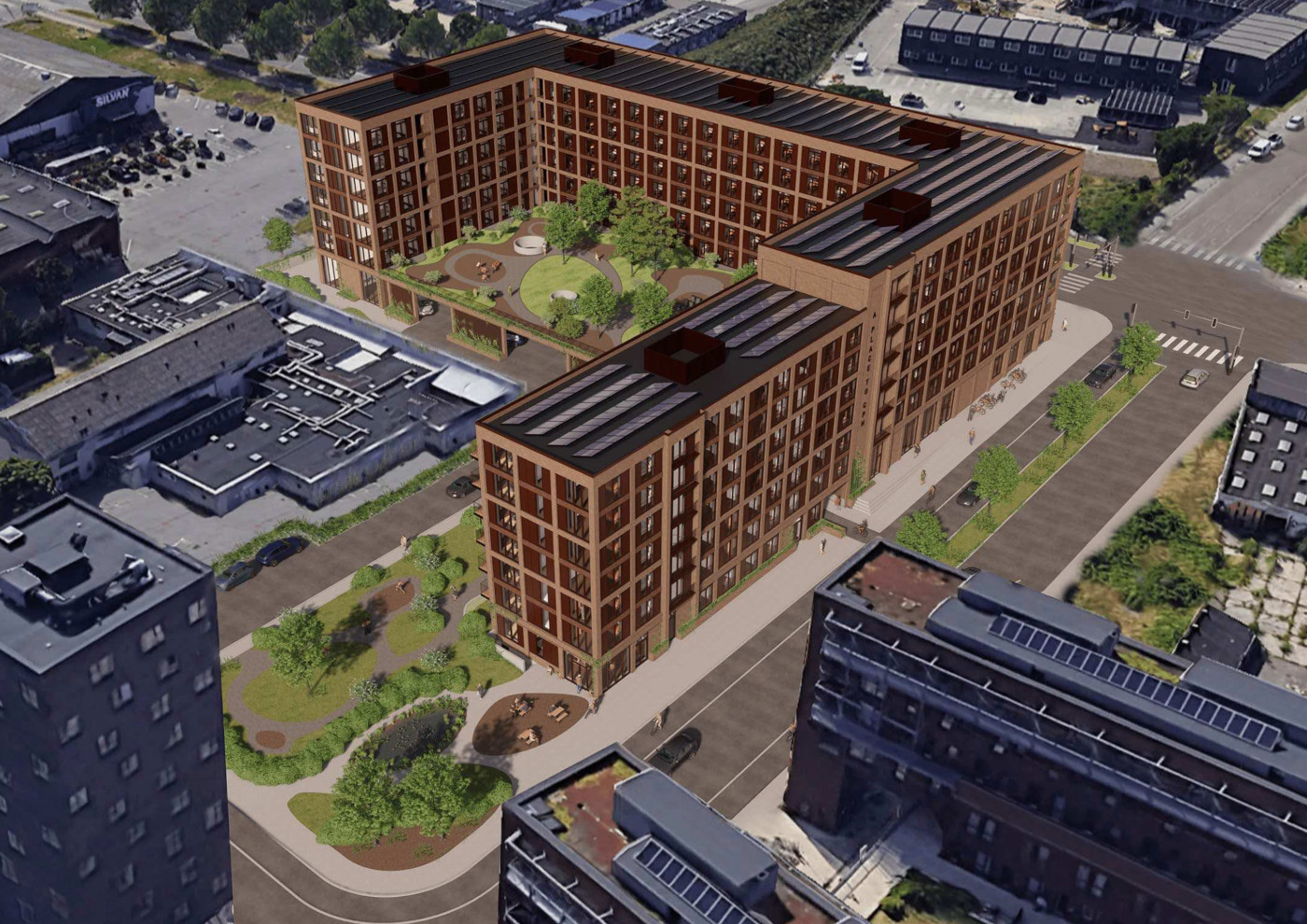 Projekt med boliger, hotel og butikker i Valby er vedtaget - Dansk ...