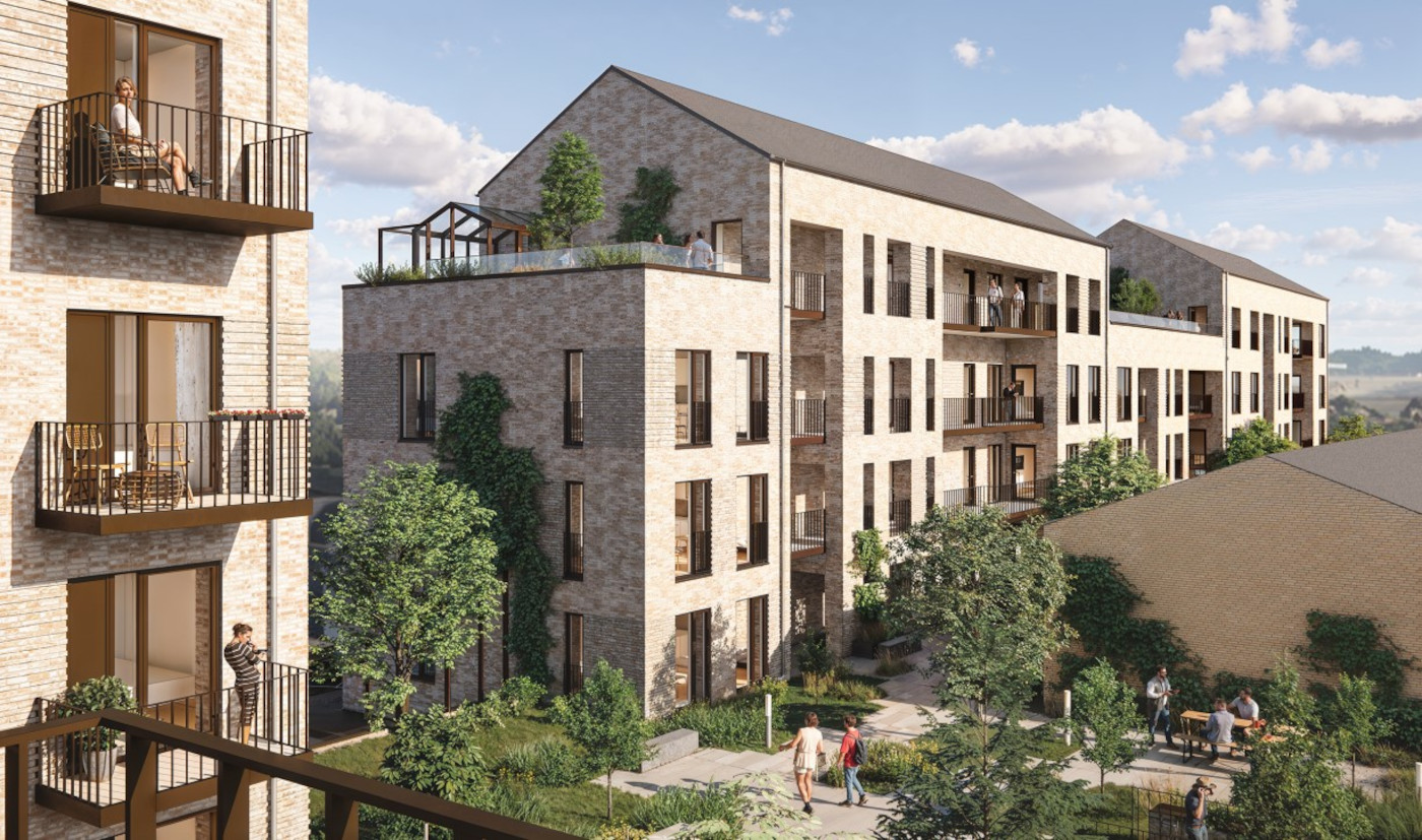 MT Højgaard bygger 80 lejligheder og en butik i Viby - Dansk Byudvikling
