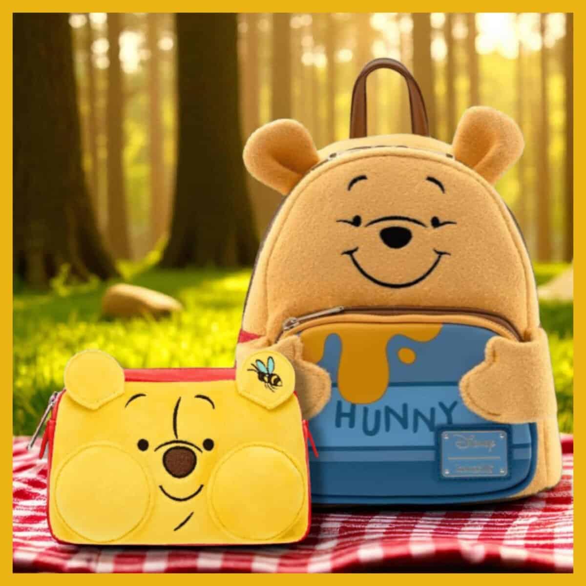 Loungefly - Disney Winnie the Pooh Hunni Tummy Mini BackPack + Plush ...