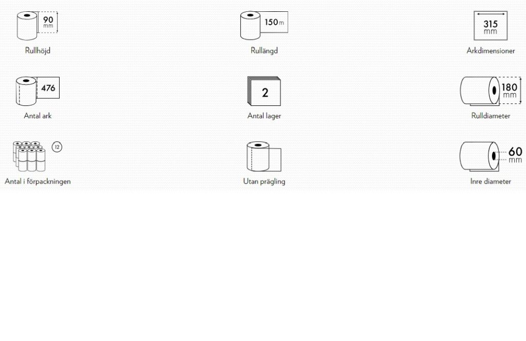 Grite Super 150T Toalettpapper Nyfiber – Diskservice Väst