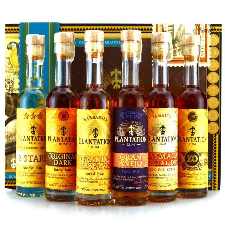 Plantation Rhum Experience Coffret 6 flacons de 10cl – DPP Belgium