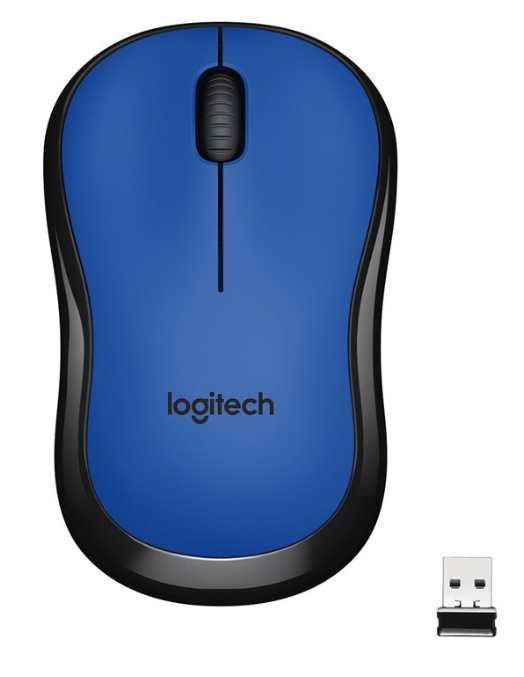Logitech M220 SILENT Trådløs Blå - Elektronikhuset